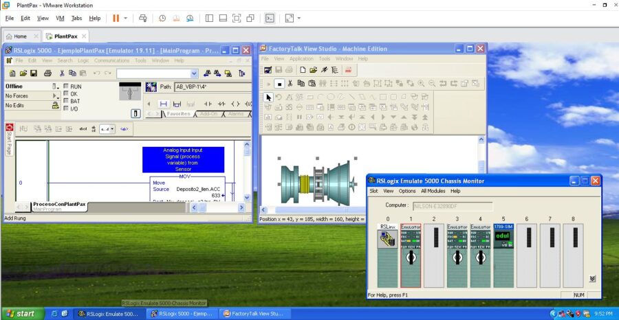 MAQUINA VIRTUAL ROCKWELL V. 16.